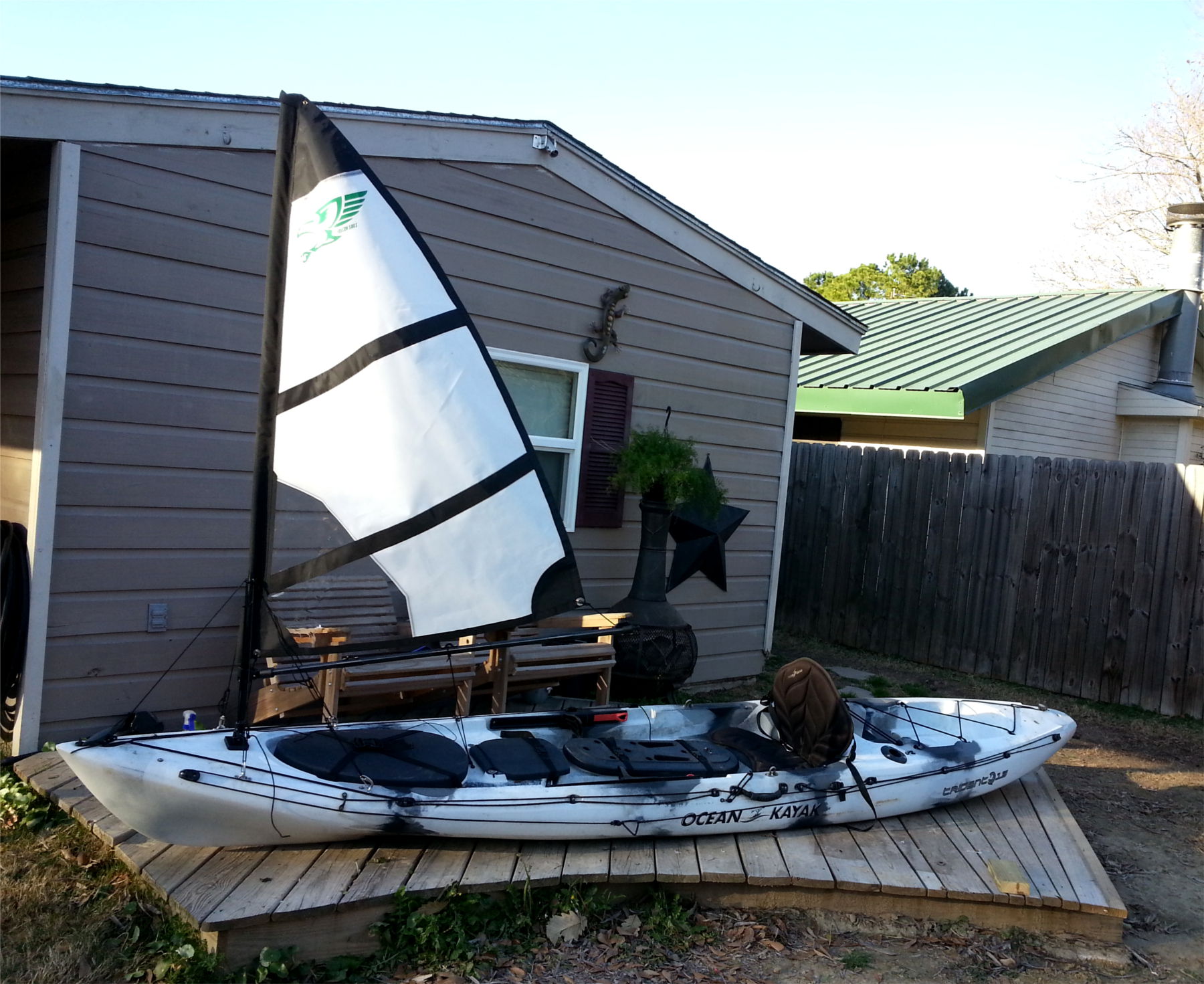 Falcon Sails Kayak Sail Pictures