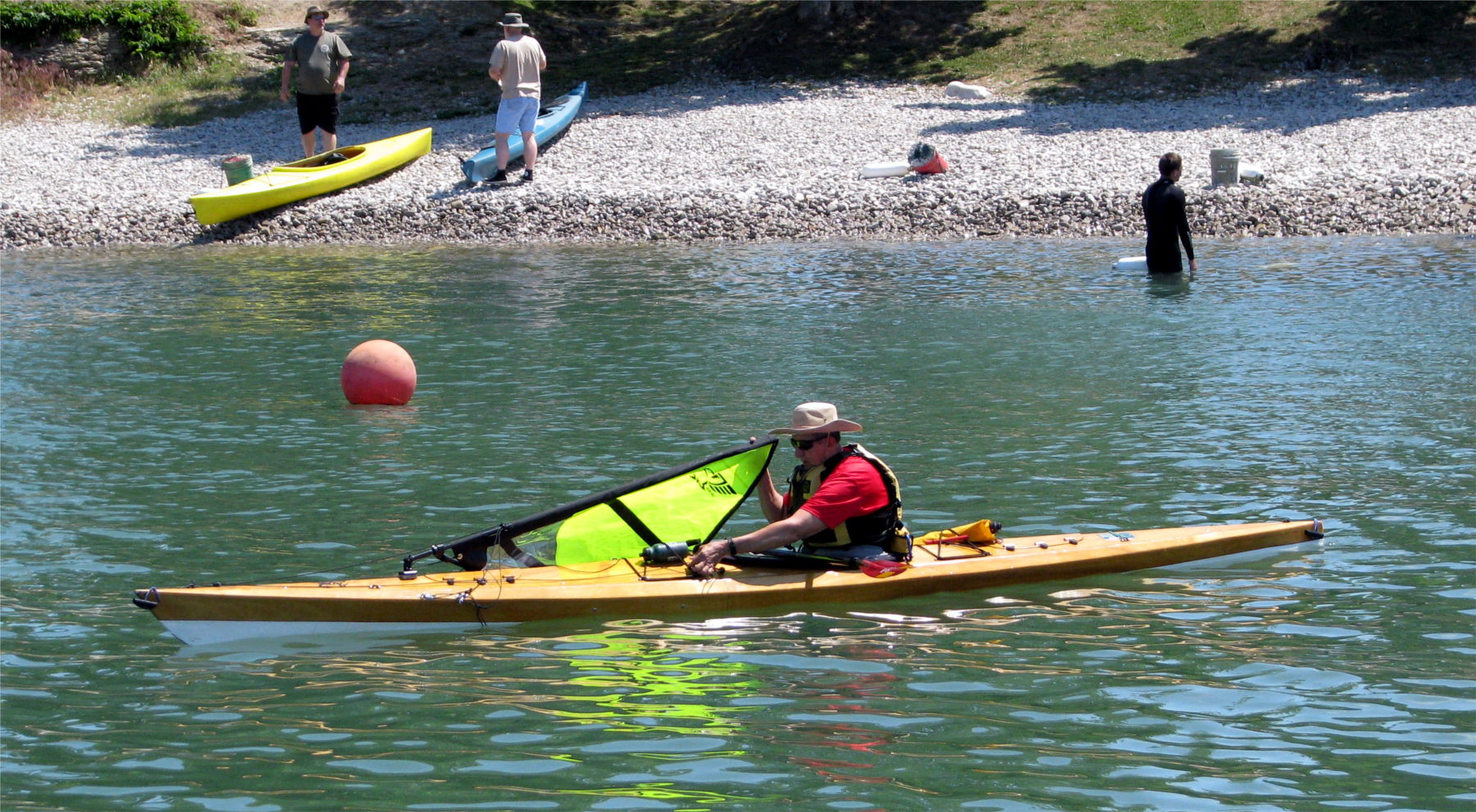 Falcon Sails Kayak Sail Pictures