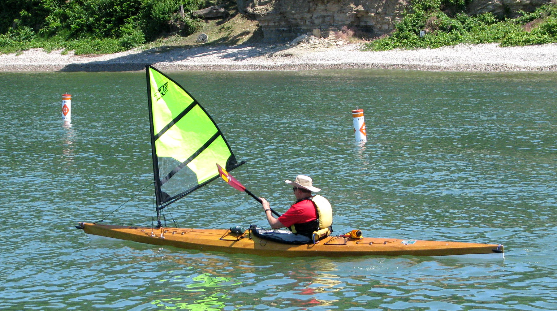 Falcon Sails Kayak Sail Pictures