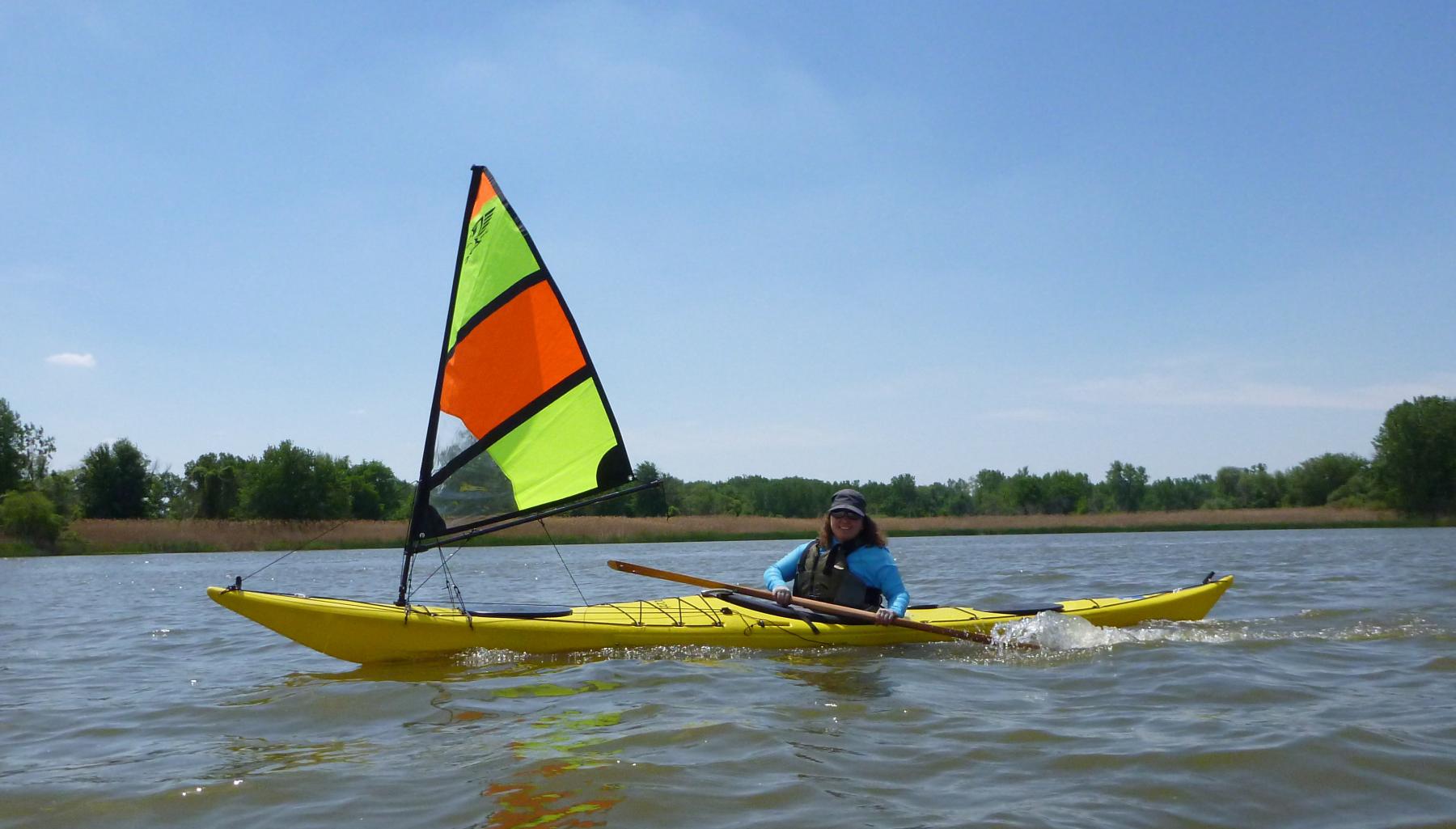 Falcon Sails Kayak Sail Pictures