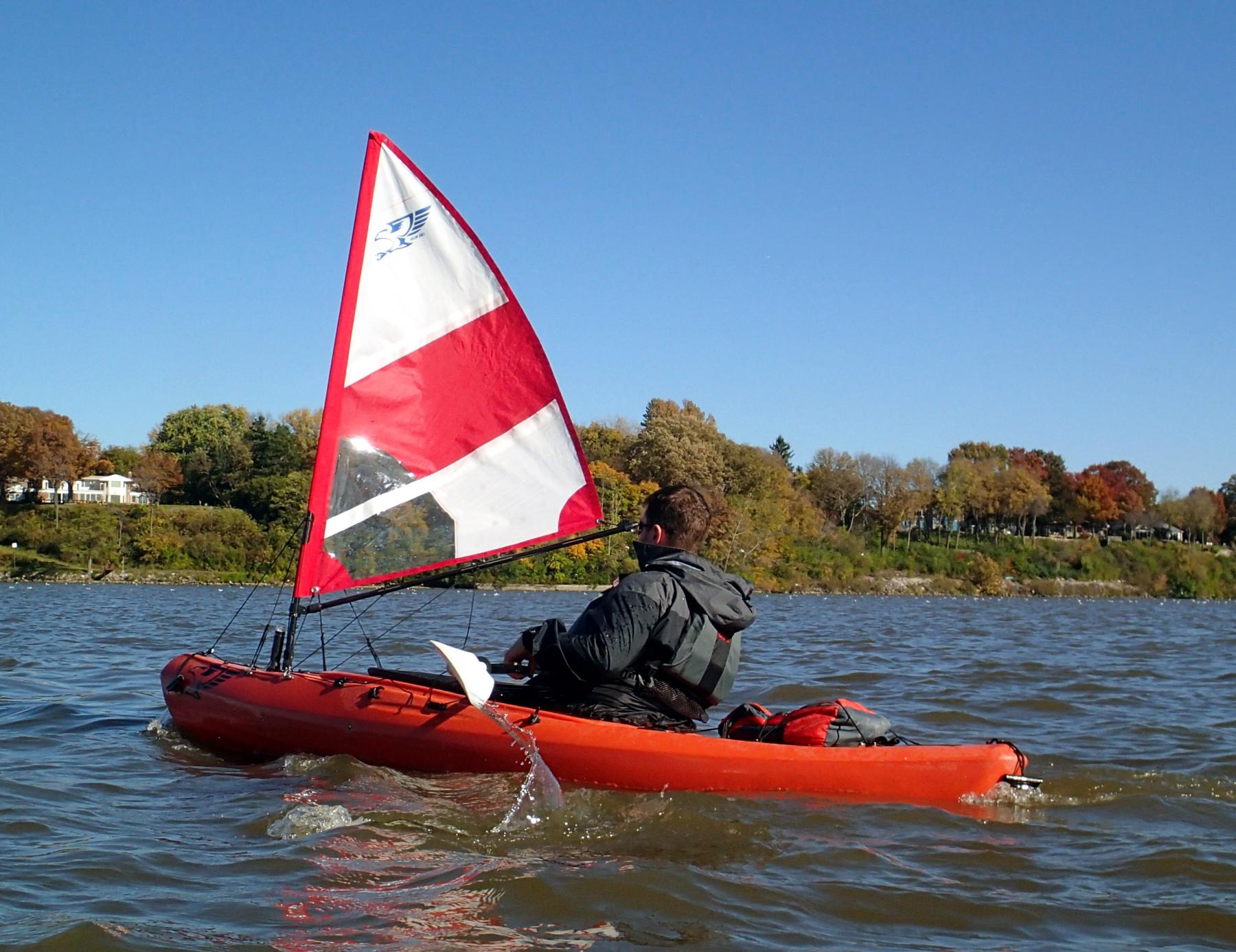 Falcon Sails Kayak Sail Pictures