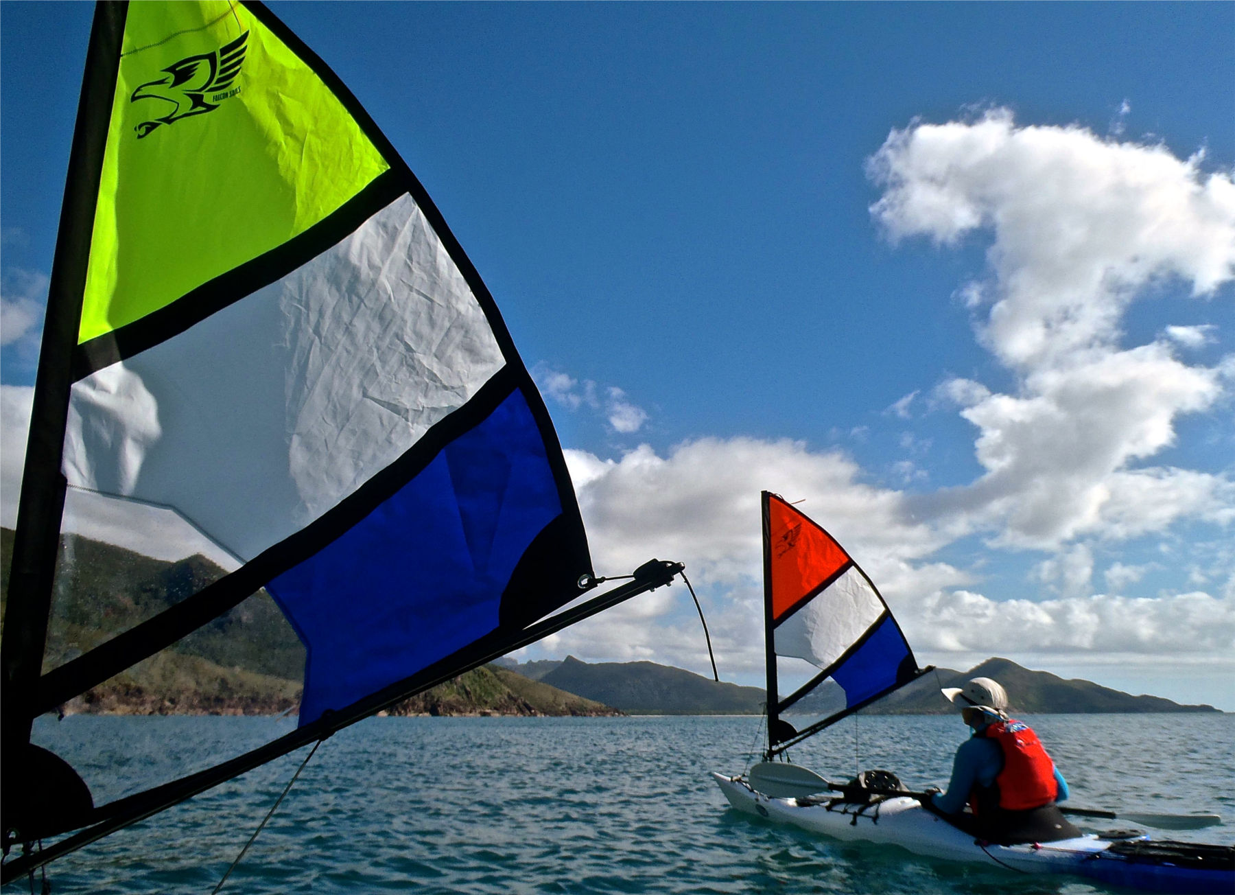 Falcon Sails Kayak Sail Pictures