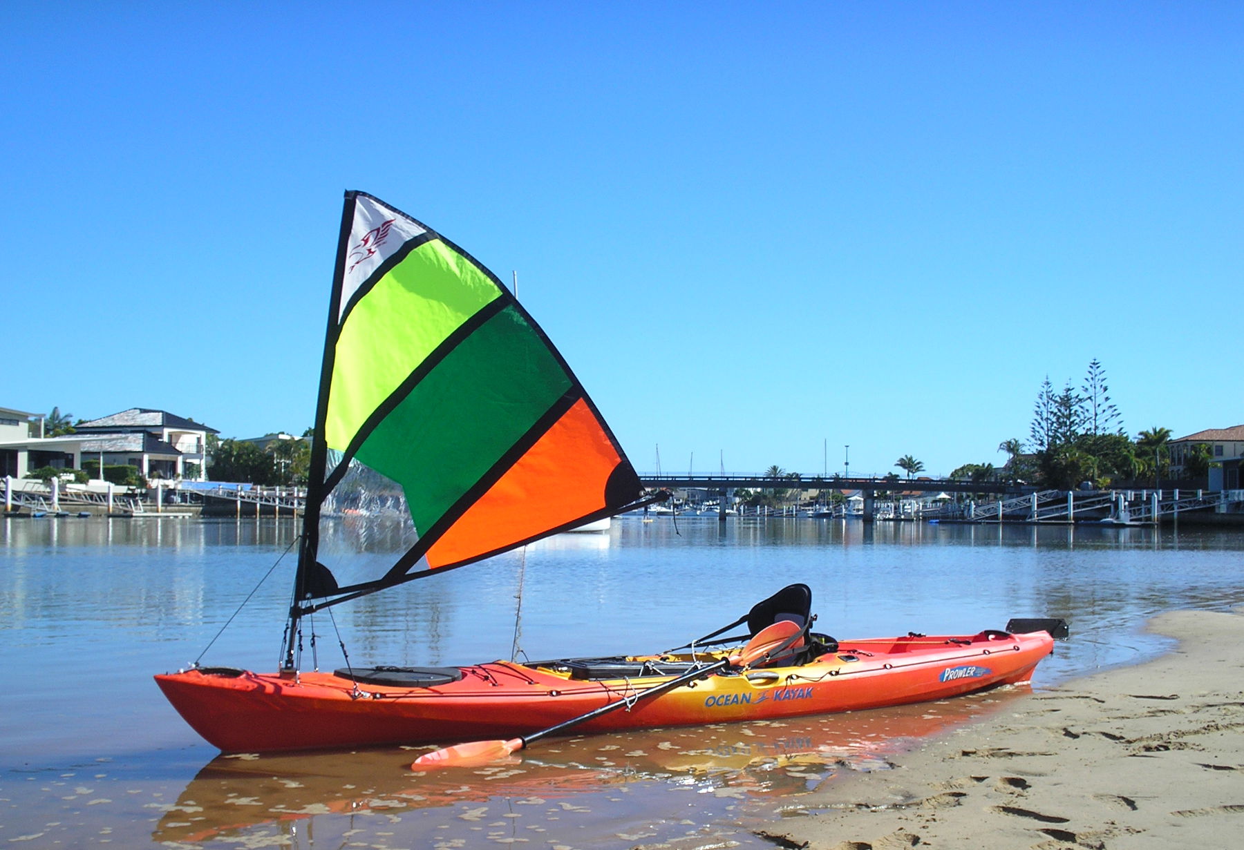 Falcon Sails Kayak Sail Pictures